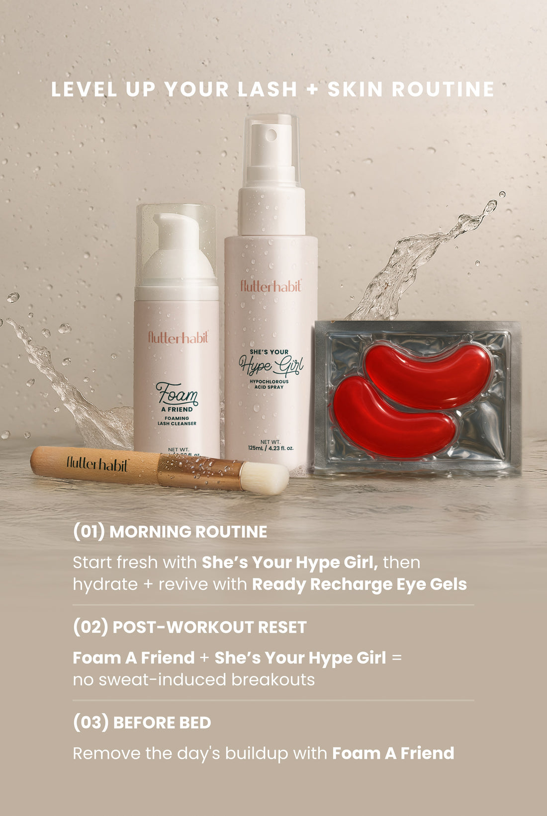 The Refresh Collection| Lash-safe Skincare | FlutterHabit