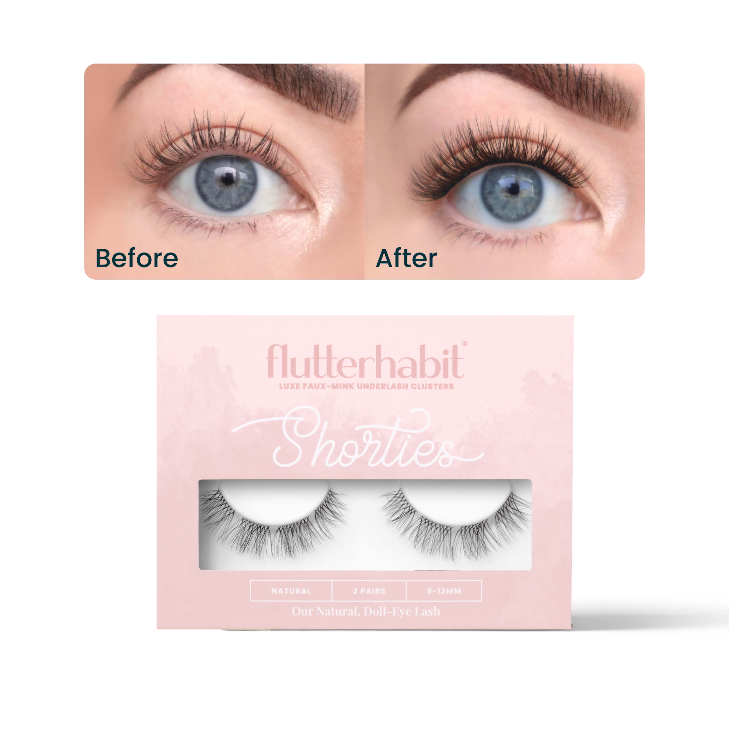 Shorties® (2 Pair) – FlutterHabit