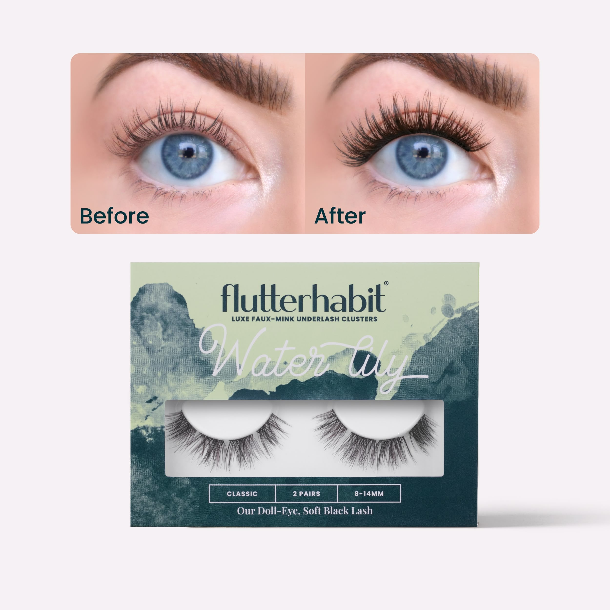 Water Lily (2 Pair) – FlutterHabit
