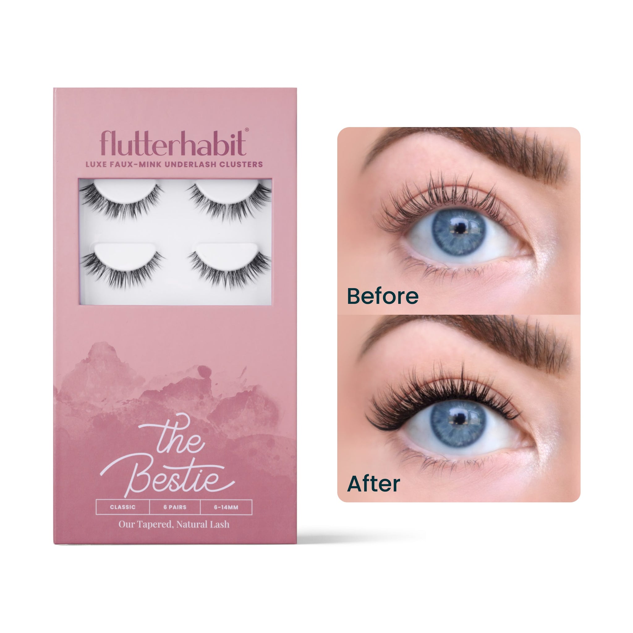 The Bestie - DIY under lash extensions, up to 10 day wear – FlutterHabit